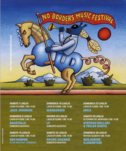 No Borders Music Festival: svelato il programma della 28° edizione