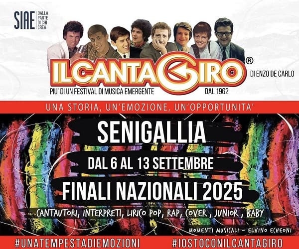 Il Cantagiro: dal 7 settembre al via le finali nazionali 2025